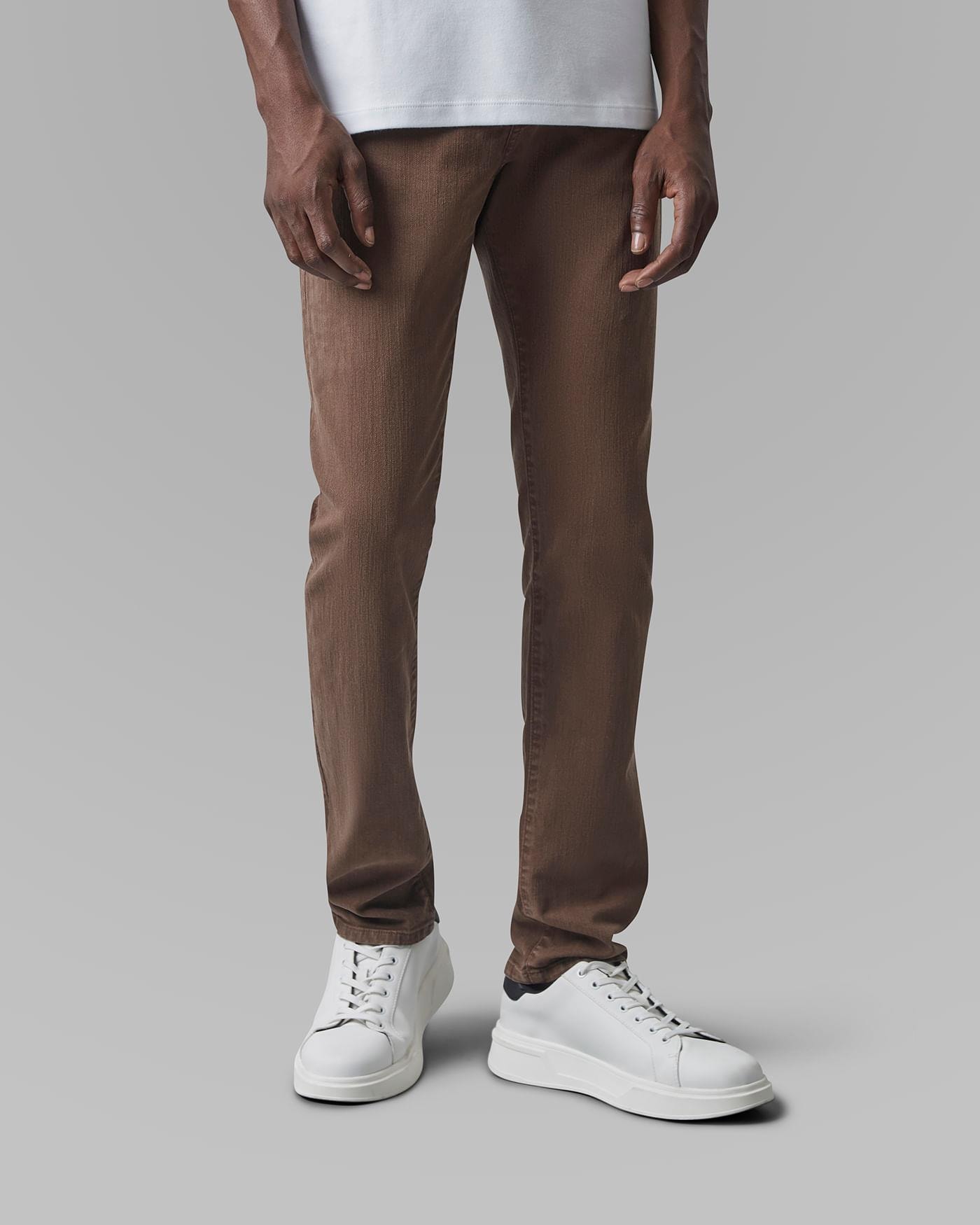 Calça 5 Pockets Sarja Slim - Frete Rápido e Garantia de Qualidade!